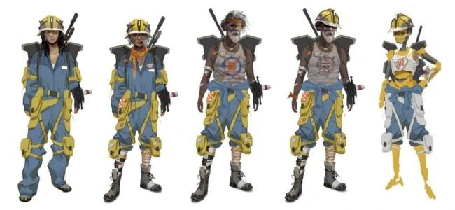 Old Rampart designs from the art book - 9GAG