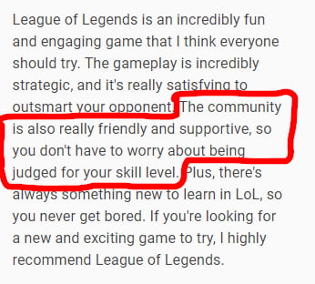 Ai writes a Facebook post on League of Legends - 9GAG