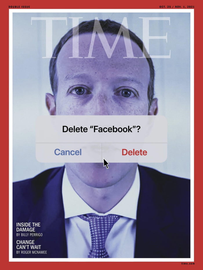 The new cover of Time features a mobile notification with a mouse ...