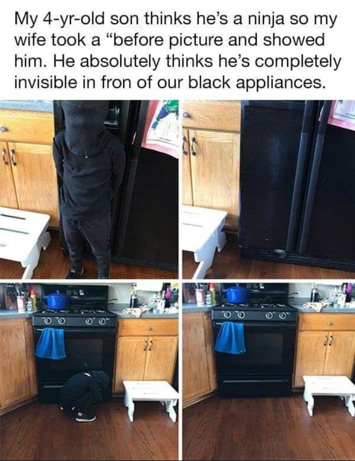 Be careful, there is a ninja hiding somewhere. - 9GAG