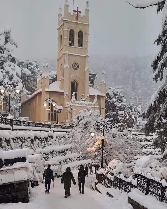 Season's Heaviest Snowfall Blanketed In Shimla, India - 9GAG