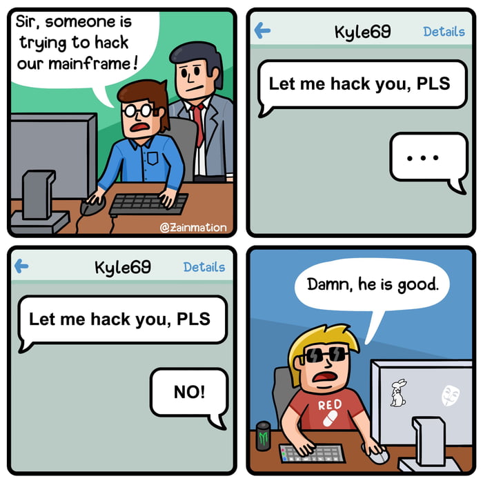 Hacker god - 9GAG