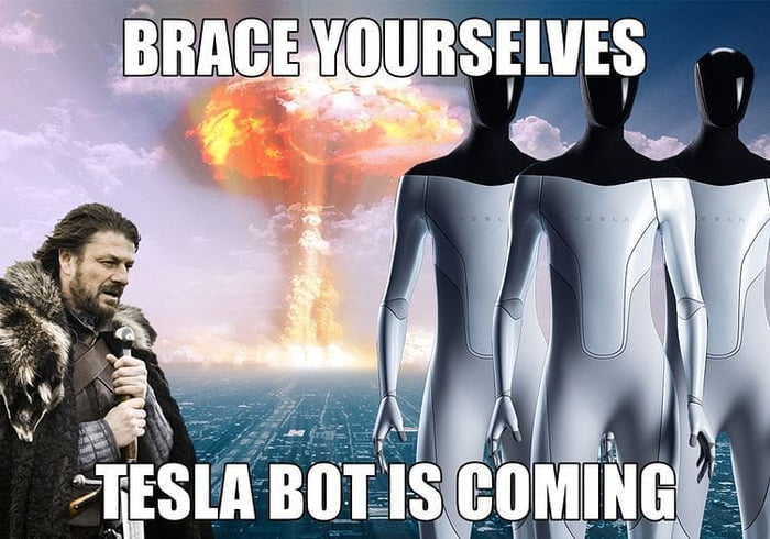 Tesla Bot Meme - 9GAG