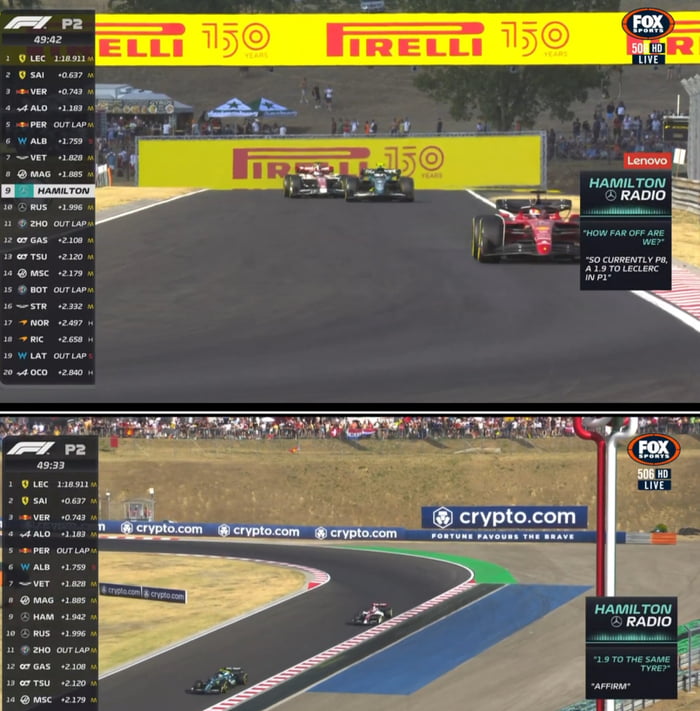 Get in there Lewis..... Lol - 9GAG