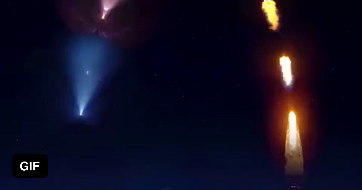 Video collage of a SpaceX launch. - 9GAG