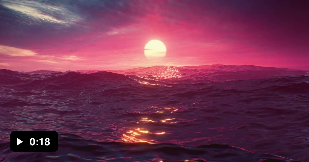 Ocean Sunset Ambience - 9GAG