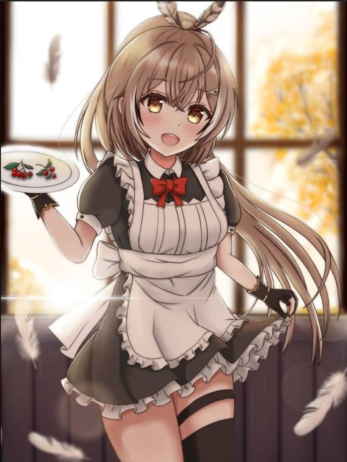 Nanashi Mumei #8 Maid Mumei at your service. - 9GAG