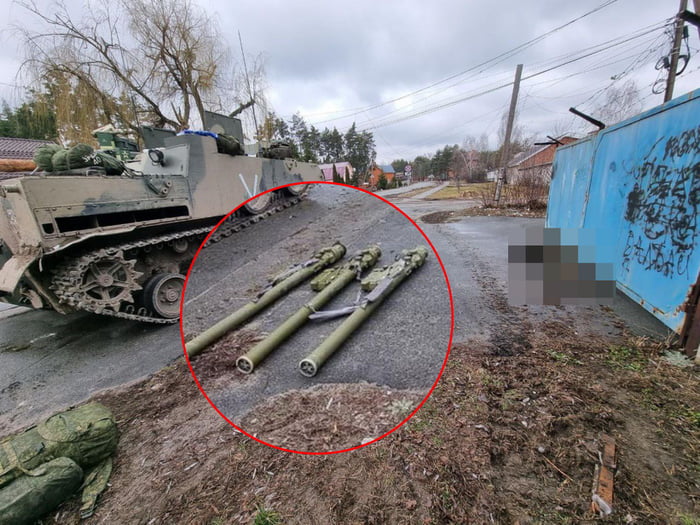 After the ambush in Gostomel, it appears that 3x modern 9K333 Verba ...