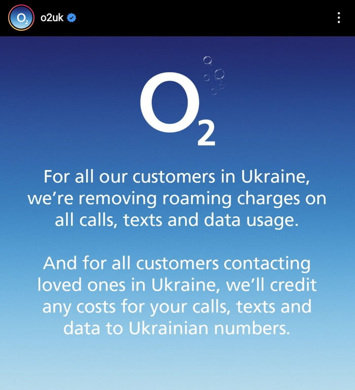 O2 UK also does what they can. This should be standard - 9GAG