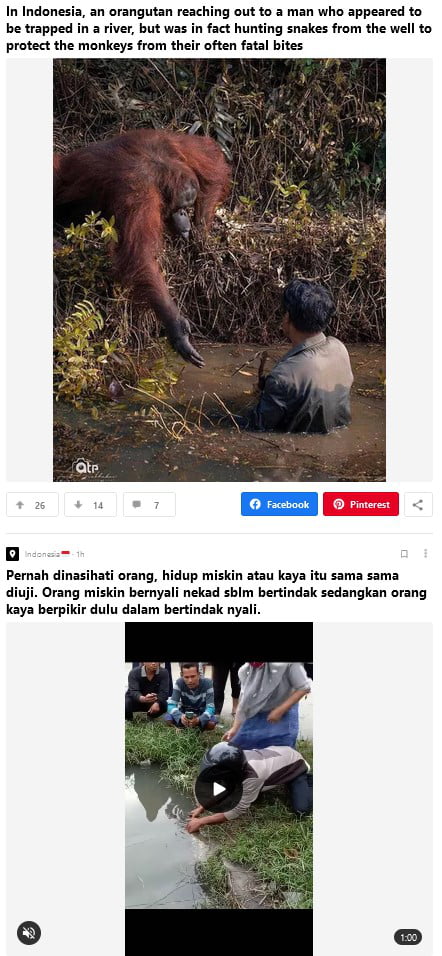 Sama2 menggapai something di air .... - 9GAG