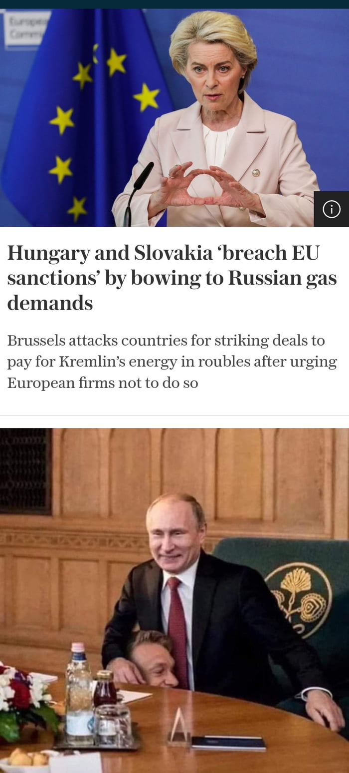 Viktor Judah Orban and his mini me in Slovakia ready to suck the ...