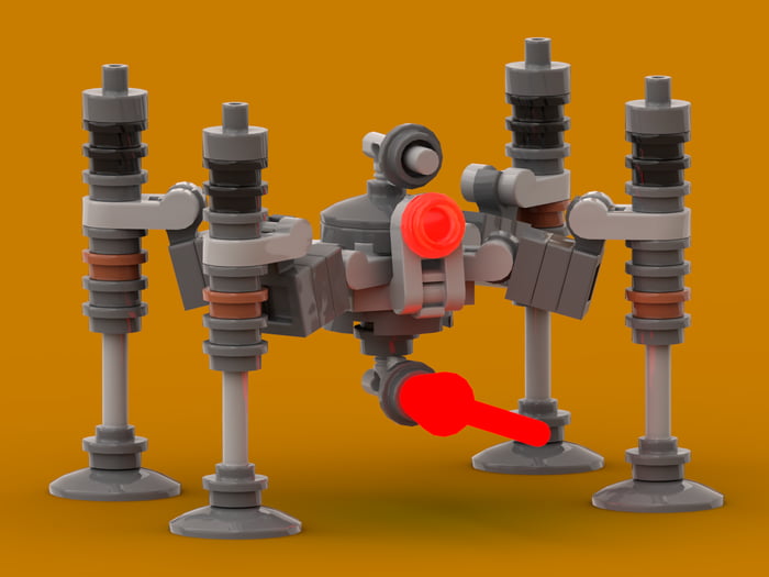 Mini Homing Spider Droid - Fully Posable! - 9GAG