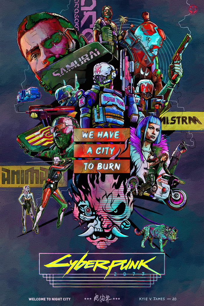 Cyberpunk 2077 Poster Brian Taylor On Artstation At H