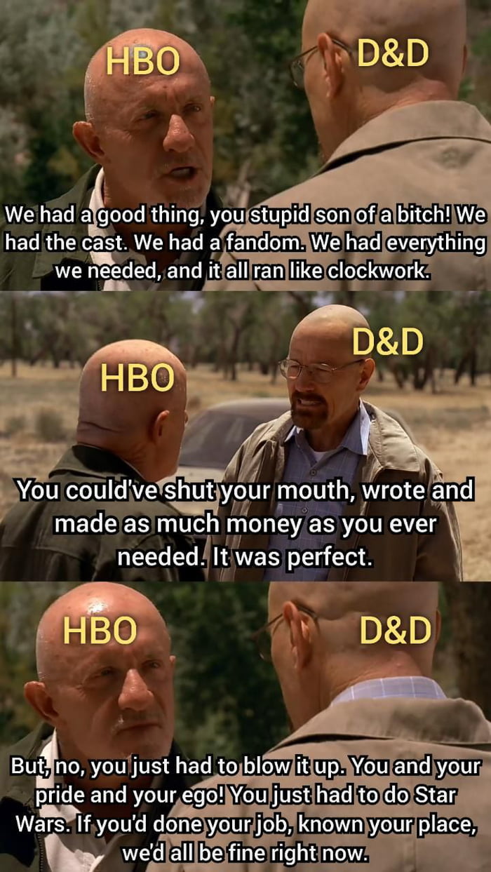 Final Meeting between HBO and D&D - 9GAG