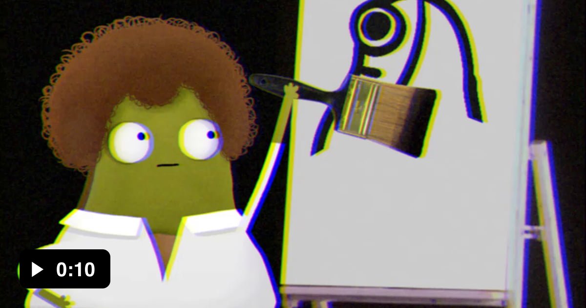 If Bob Ross was an avocado - 9GAG