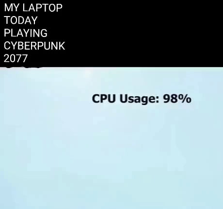 Buy 'gaming' laptop they said It'll be mobile they said - 9GAG