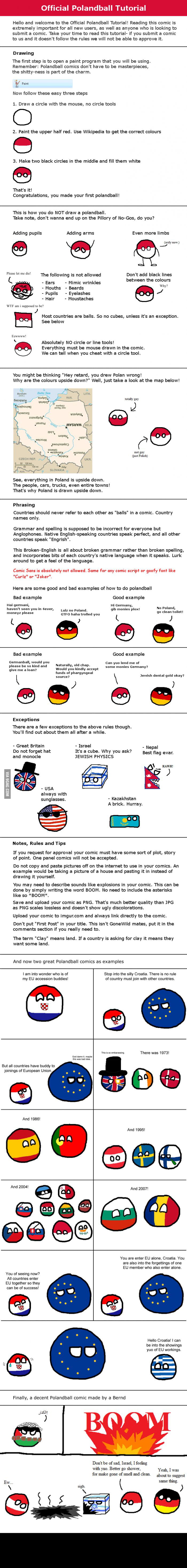 How to make a proper Polandball comic - 9GAG