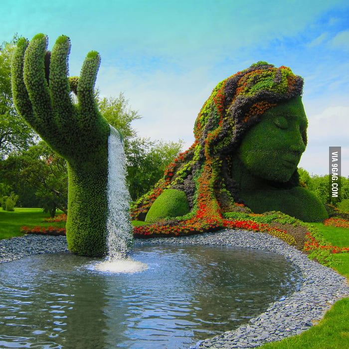 Amazing Fountain / Topiary - 9GAG