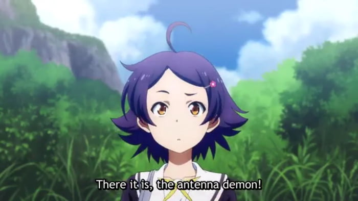 Anime girls with antenna hair is so kawaiii - 9GAG