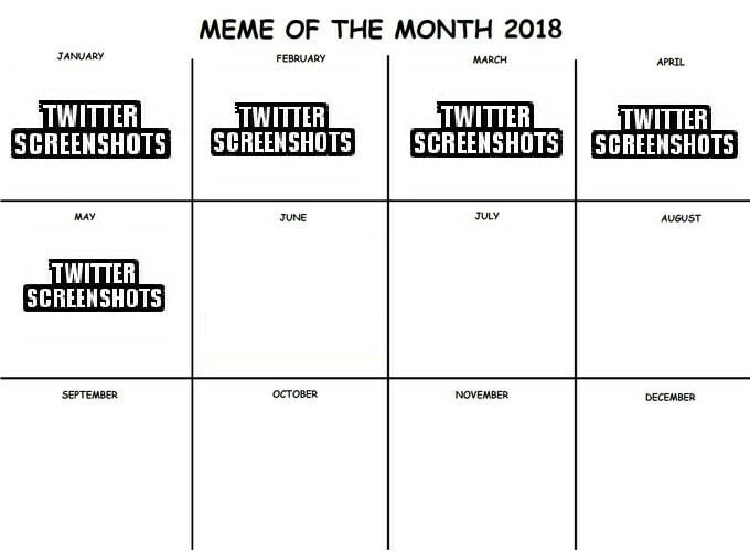 Updated meme calendar - 9GAG