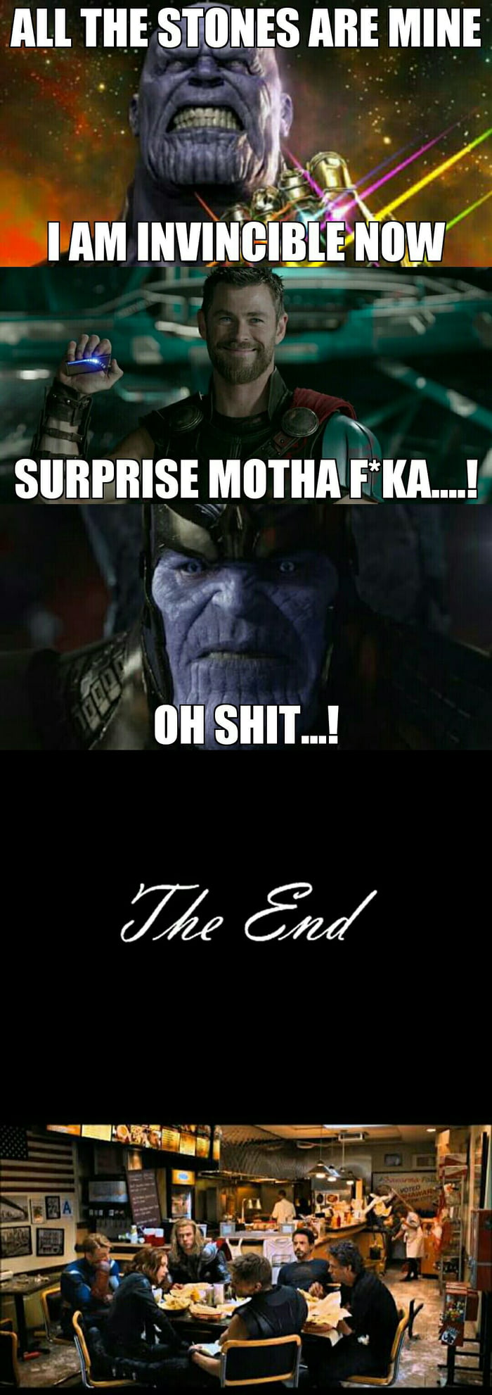 Infinity War story leaked - 9GAG