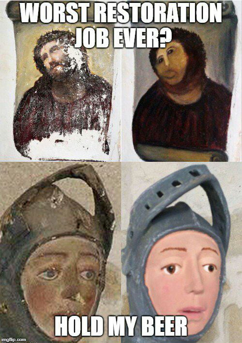 Worst Restoration Job - 9GAG