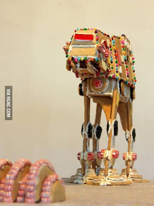 Gingerbread Walker. - 9GAG