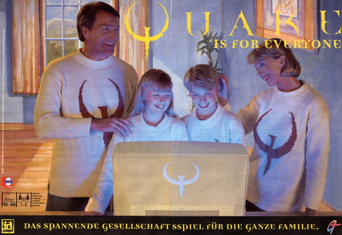 Quake advertising from 1996 - 9GAG