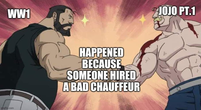 Both also triggers chain of events a century later. - 9GAG