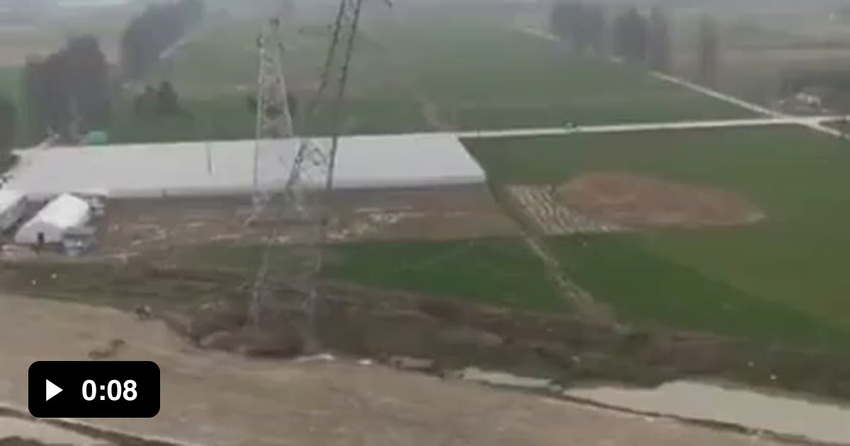 Falling power lines... - 9GAG
