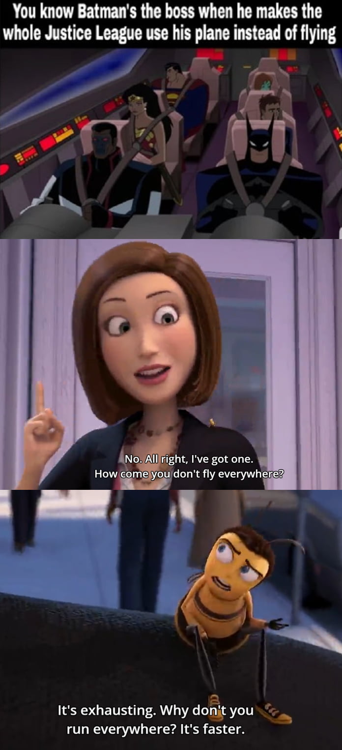 Batsy's just caring about their well being. He's a good boss. - 9GAG