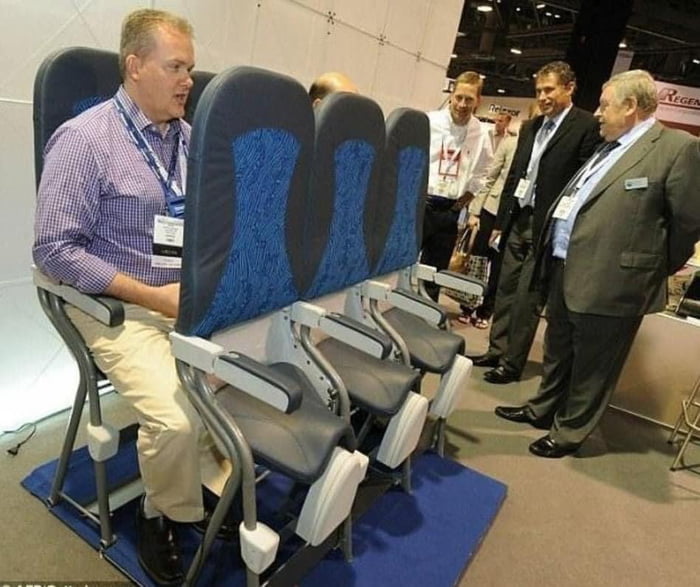 So this is the new “Economy” seat design for commercial ảiplane from ...