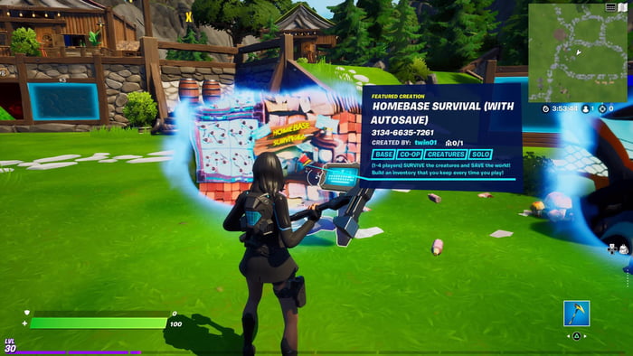 In Fortnite Creative they are featuring a Save the World map, so what’s ...