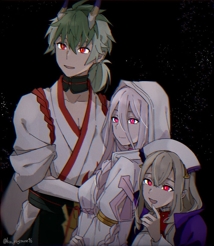 Wrath, Shiro, and Sophia by 黒狐。 - 9GAG