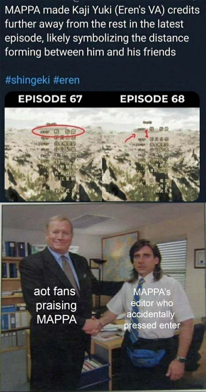 When MAPPA's staff made a little mistake... - 9GAG