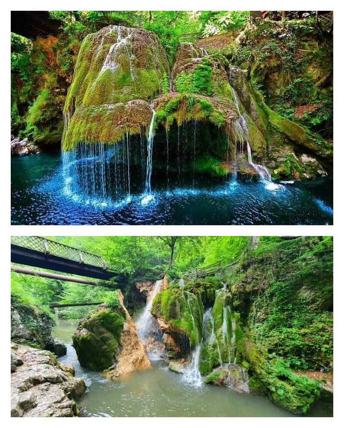 Bigar Cascade Falls,located in the Cheile Nerei-Beusnita National Park ...