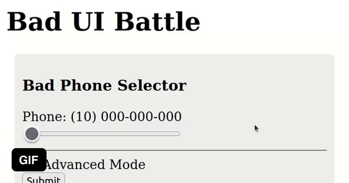 I've just made this awesome UI Phone Selector! Please share your ...
