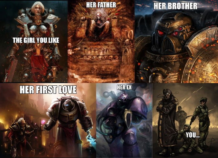 Warhammer 40K Relashionships. - 9GAG