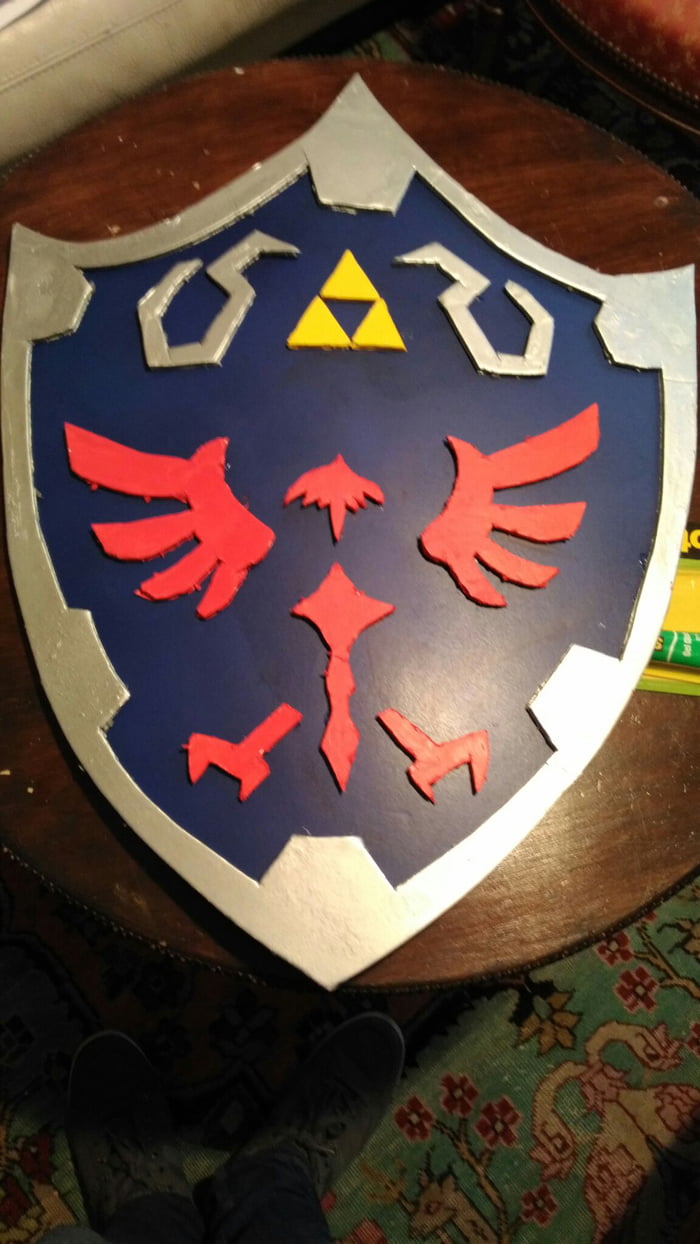 People craft cool stuff, and I'm like hey ! look ! I did a foam board ...