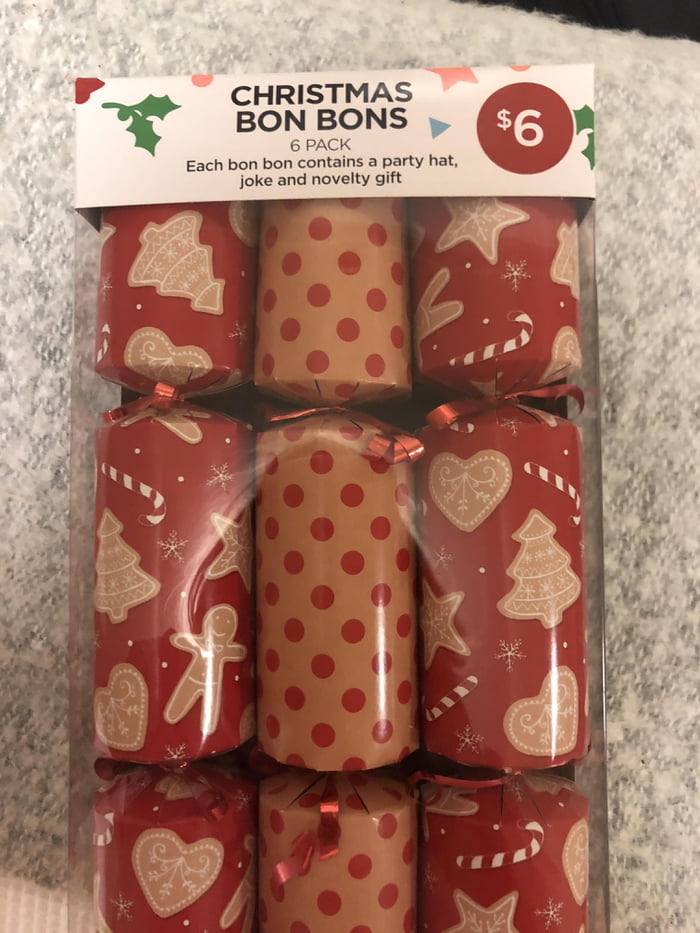 In Australia they call Christmas crackers ‘Bon Bons’ - 9GAG