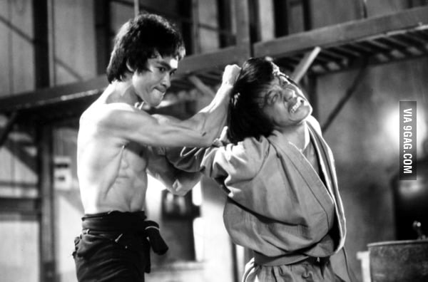 Bruce Lee & Jackie Chan - 9GAG
