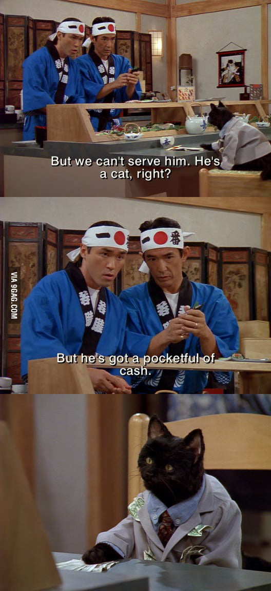 Everything is possible is you speak the universal language. - 9GAG