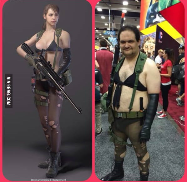 Mgs cosplay gone wrong - 9GAG