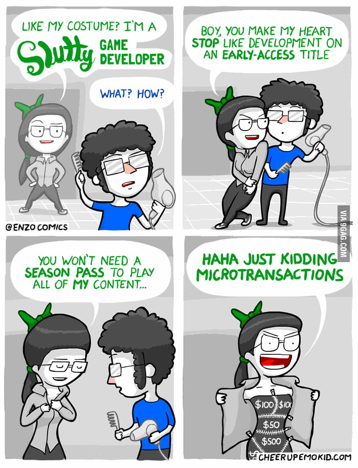 Slutty Game Developer - 9GAG