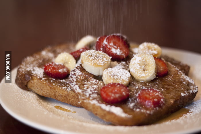 French Toast on Homemade Bread! - 9GAG