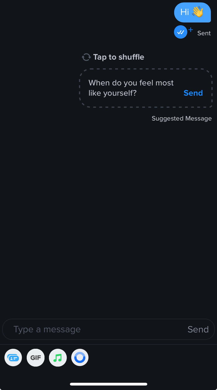 Wtf are these suggested messages man 😭 - 9GAG