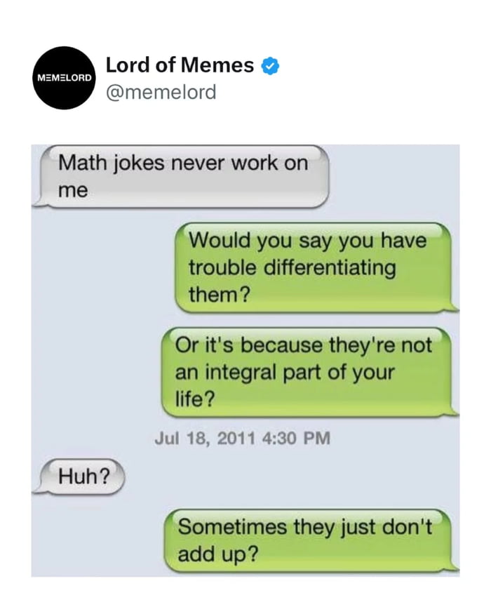 When math gets punny - 9GAG