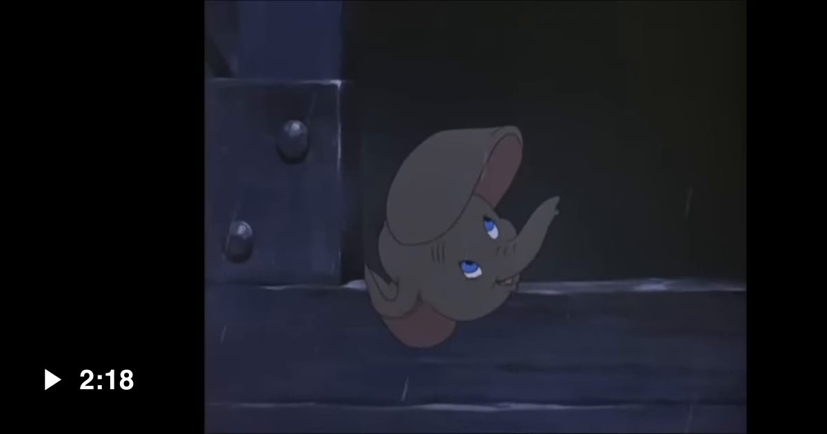 Dumbo(1941)- a scene were black workers coming out from the back of the train and start singing ...