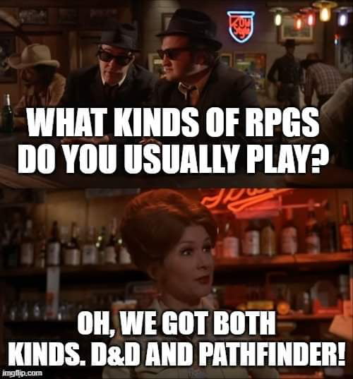 What's your favorite ttrpg system? - 9GAG