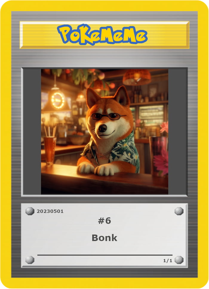 Pokememe Card #6 - Bonk - 9GAG